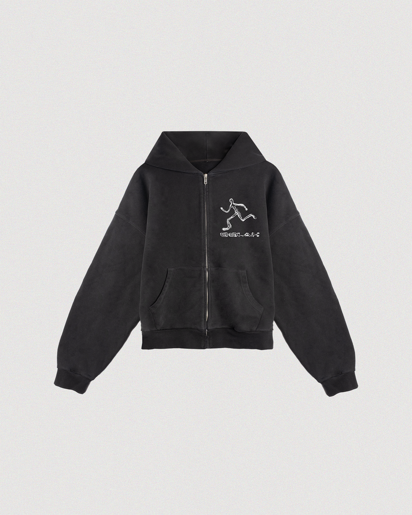 "RUNNING FROM GOD" ZIP-UP HOODIE – Selah Clothing Co.